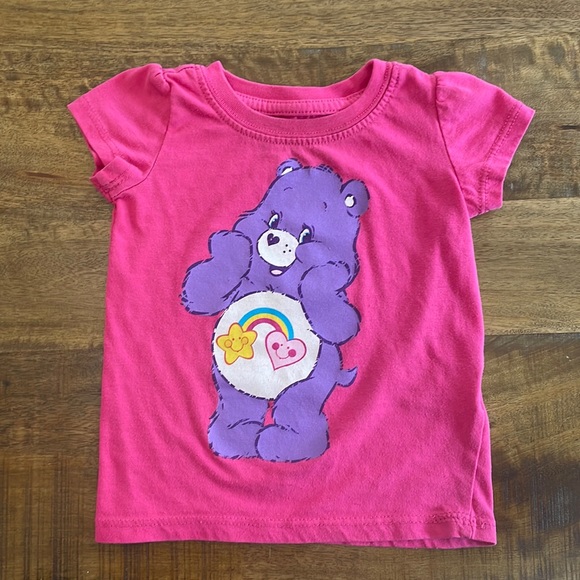 Care Bears | Shirts & Tops | Care Bears Baby Pink Short Sleeve Tee ...